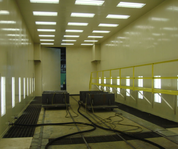 Empire Engineered Field Erected Blast Rooms | Precision Finishing Inc.