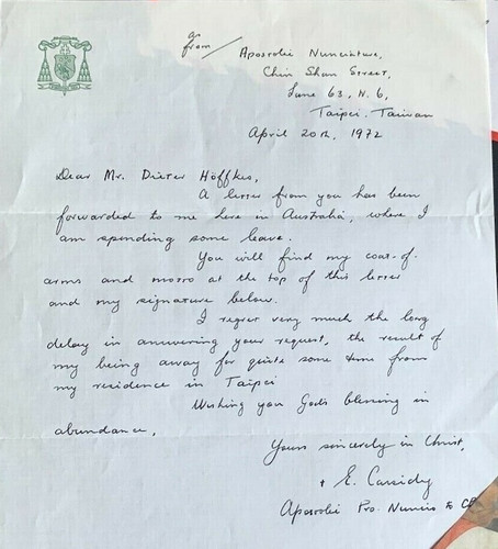 CASSIDY, Edward (1924-2021) | Spiritus Rarities