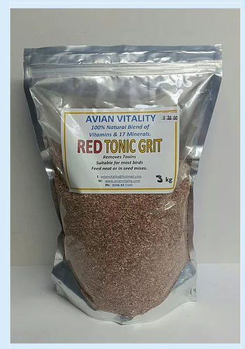 Red Tonic Grit - 3 sizes | Avian Vitality