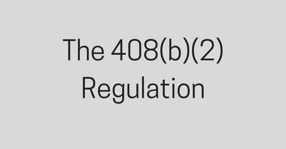 Complying With the 408(b)(2) Regulation