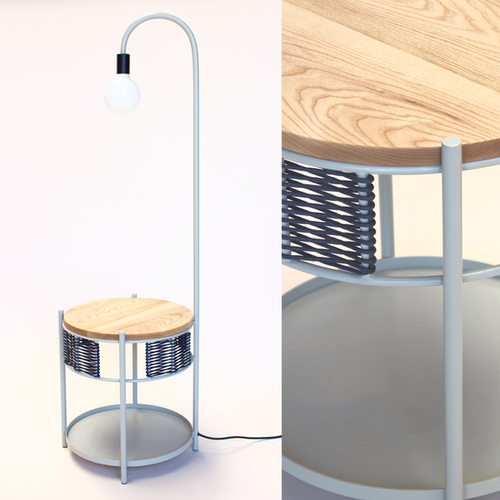 Makeba Light/Side Table-Timber | theurbanative