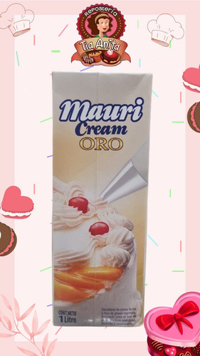 Crema Chantilly Mauri Cream ORO | Decoración en Maipú