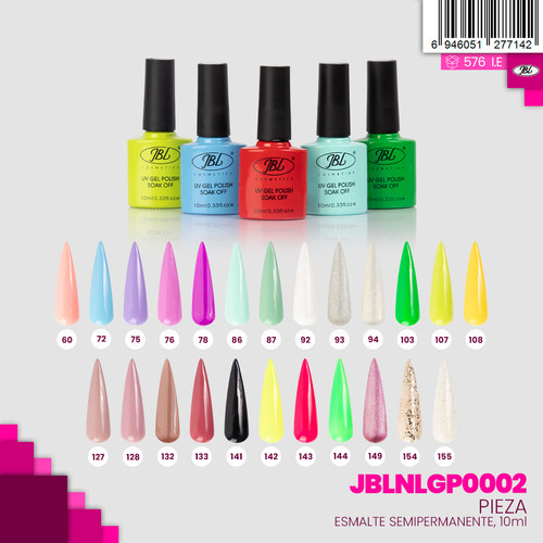 Esmalte semipermanente JBL - Pieza | JOBALI