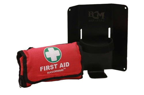 BCM Off-Road First Aid Corner Mount: Wall Space Saving Design