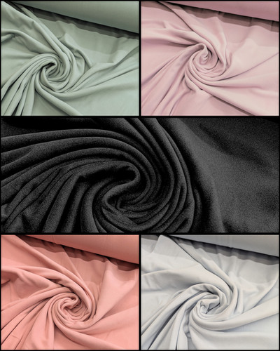 Plain Plush Polyester Spandex Stretch Flannelette | Paragon Fabrics