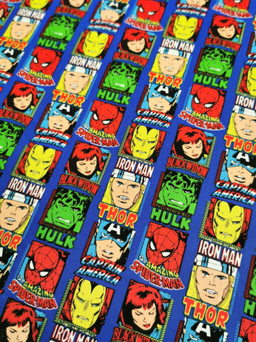 Marvel Heroes Royal 100% Cotton | Paragon Fabrics