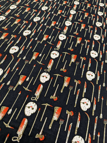 Friday the 13th Jason Voorhees Horror 100% Cotton | Paragon Fabrics