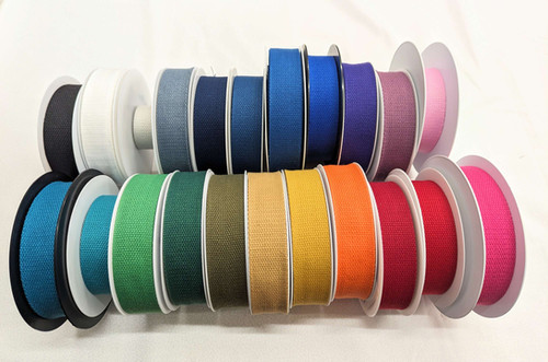 30mm Cotton Canvas Basket Weave Webbing Tape | Paragon Fabrics