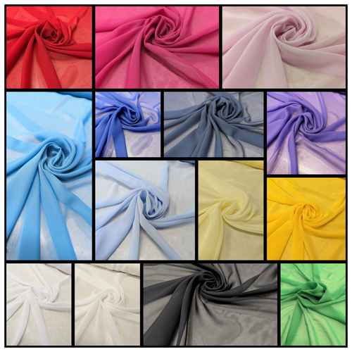 100% Polyester Dress Chiffons | Paragon Fabrics