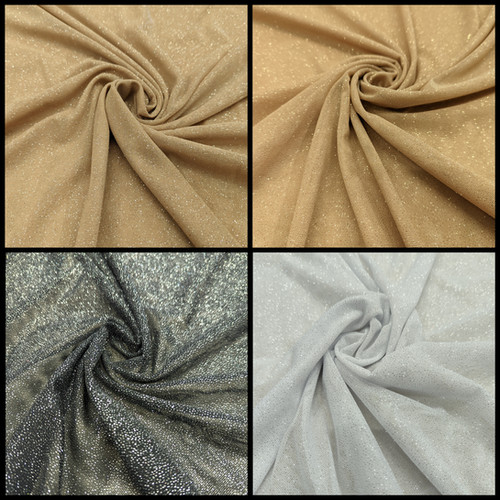 Stretch Glitter Body Stockinette Mesh | Paragon Fabrics