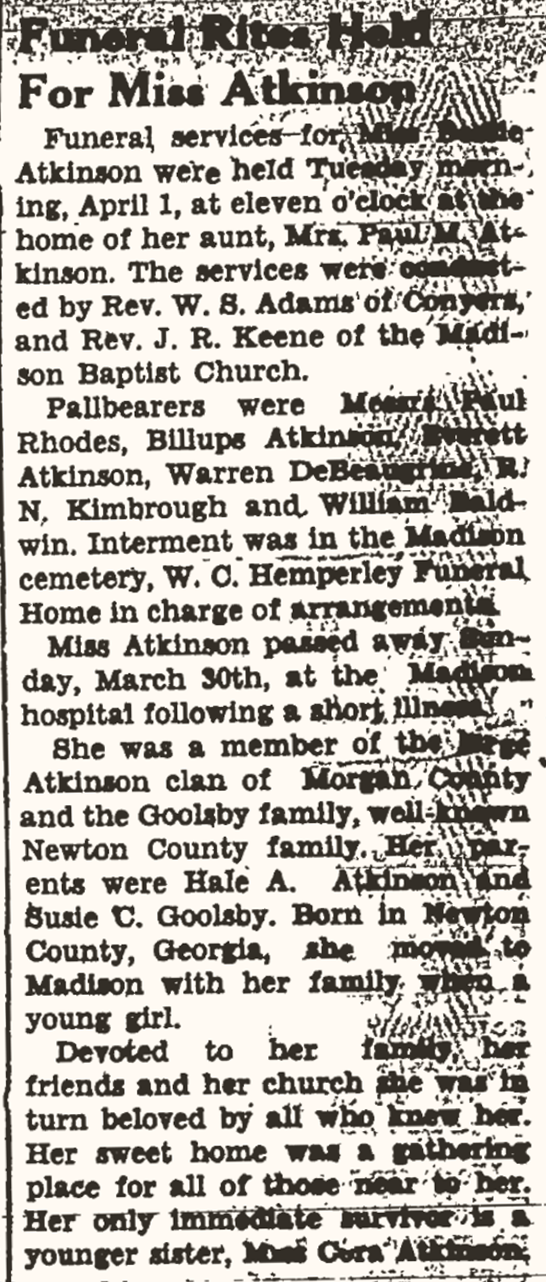 Elizabeth Jane Atkinson