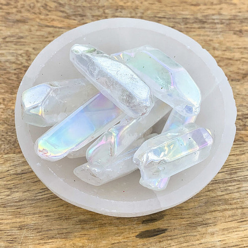 Aura Quartz Pointers – Energy Alignment & Chakra Healing | Iridescent ...
