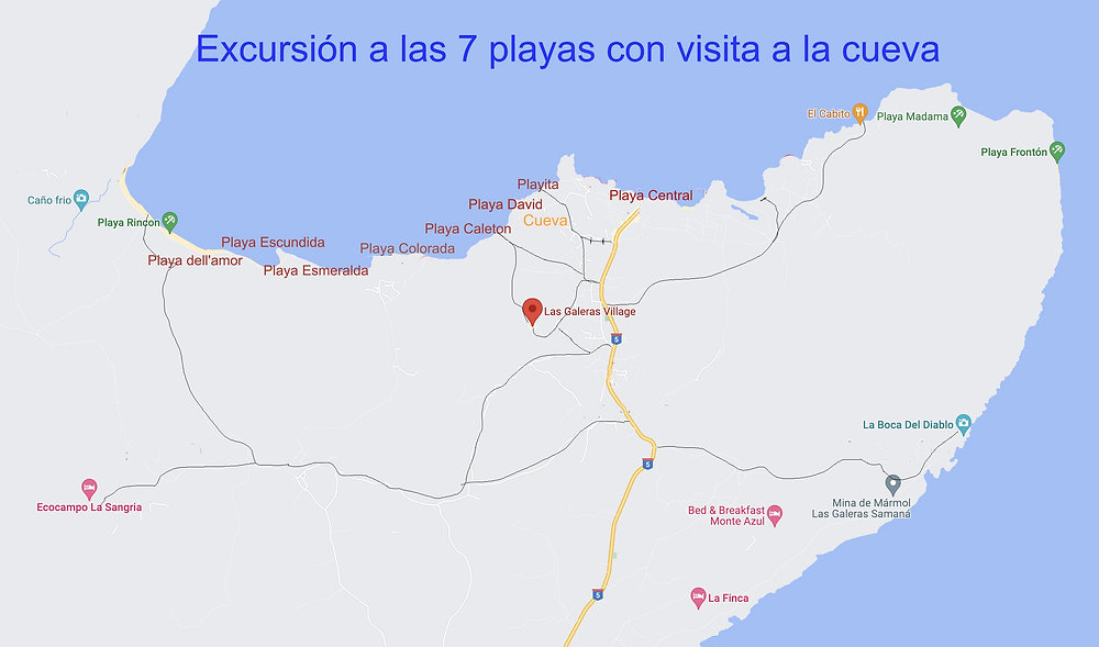 Excursion a las 7 Playas mas bonita del pais