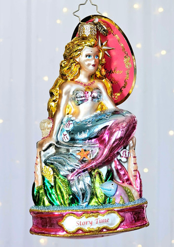 Christopher Radko Mermaid Musing Christmas Ornament 1020469