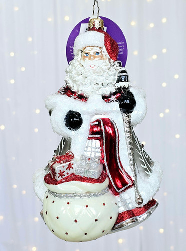 Christopher Radko Let it Snow and Sparkle Santa 2nd Edition Exclusive