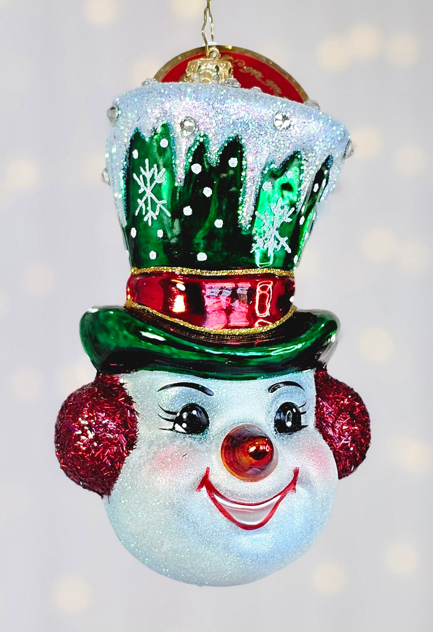 Christopher Radko Top Hat Tidings Snowman 1022004