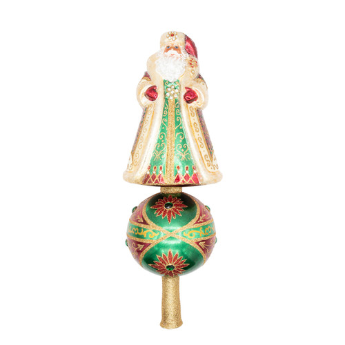 Christopher Radko Crown Of Christmas Finial 1022919 | LetitSnowandSparkle