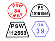 Inspection Stamps - Custom Quality QC/QA Stamps (Rubber & Metal)