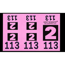 JUMBO DRY CLEANING TAG (#1-8), 1000/BOX | PERENTEC