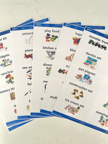 Our Famous Toy Bin + Art Supply Labels | simply done