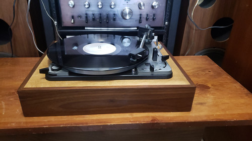 Dual 1019 Turntable with Custom Plinth & Shure Cartridge | BIG AZ SPEAKERS