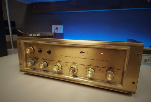 Pilot 240 EL-84 Integrated Tube Amplifier- Recapped and Excellent Sound ...