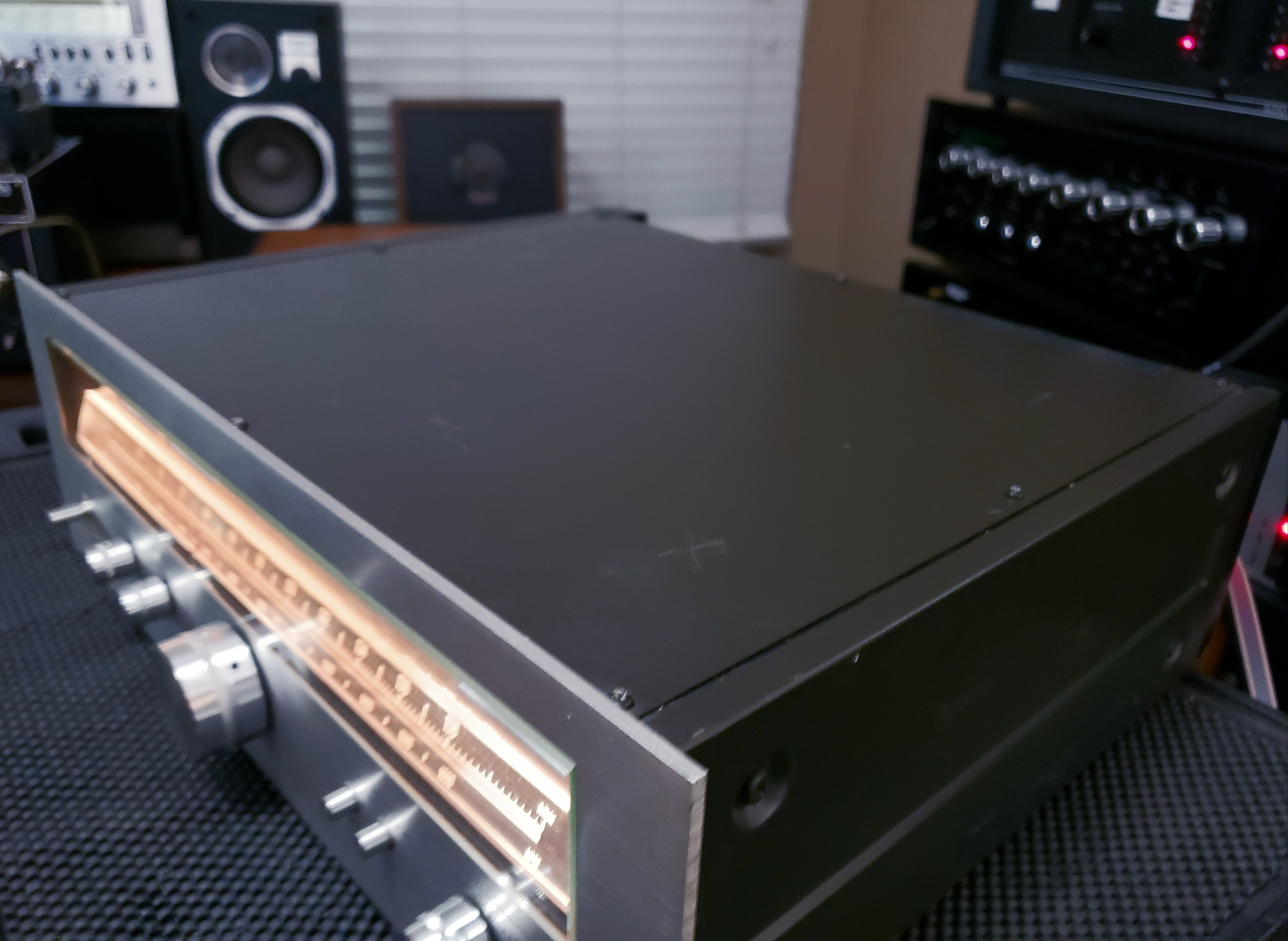 KENWOOD KT 8300 Vintage HiFi Audio FM/AM Tuner - LED VU Meters - 100% ...