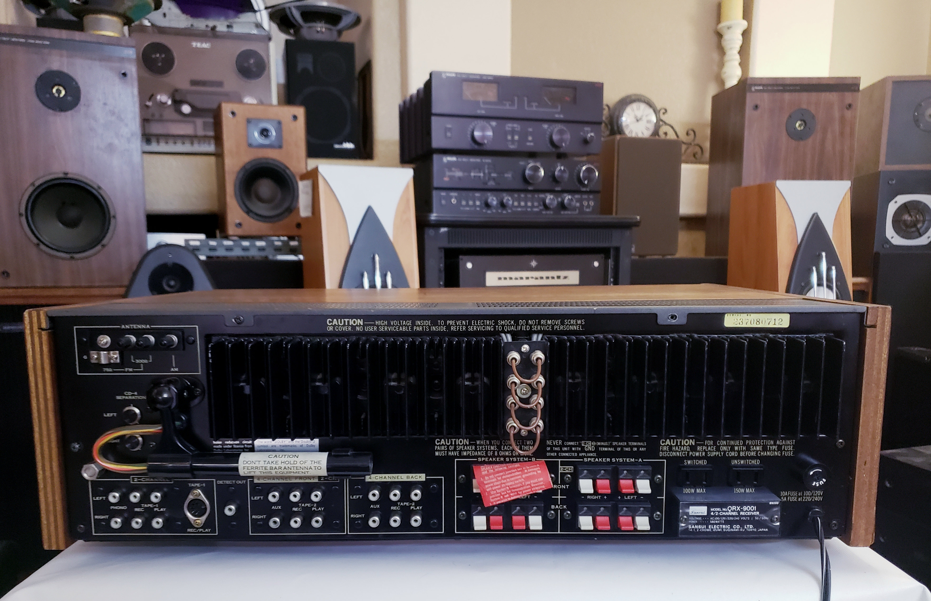 Sansui QRX-9001 Vintage Quadraphonic/Stereo Receiver Multi-Volt - Very ...