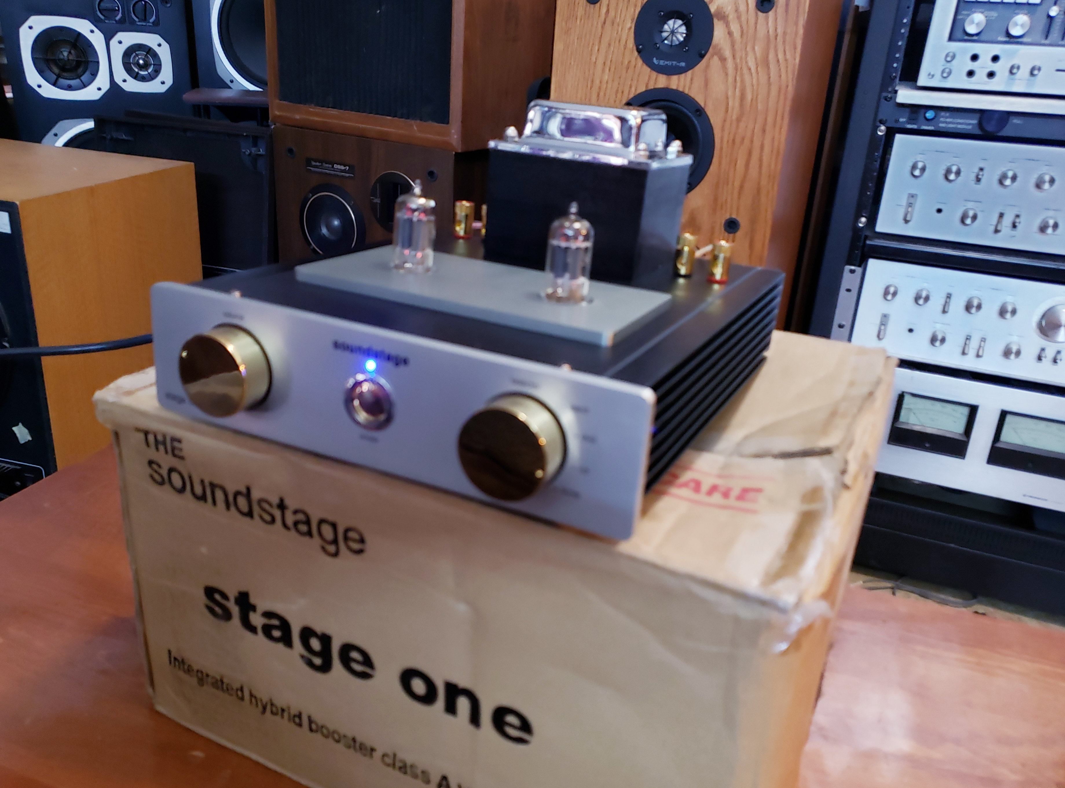 Stage One "The Soundstage" Integrated Hybrid Class A Stereo Tube ...