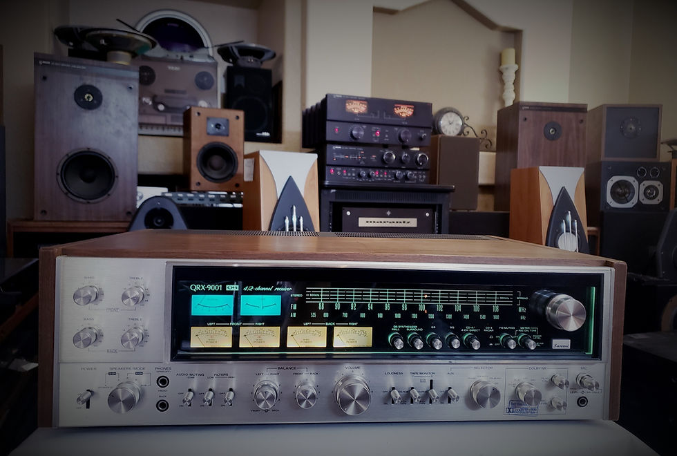 Sansui QRX-9001 Vintage Quadraphonic/Stereo Receiver Multi-Volt - Very ...