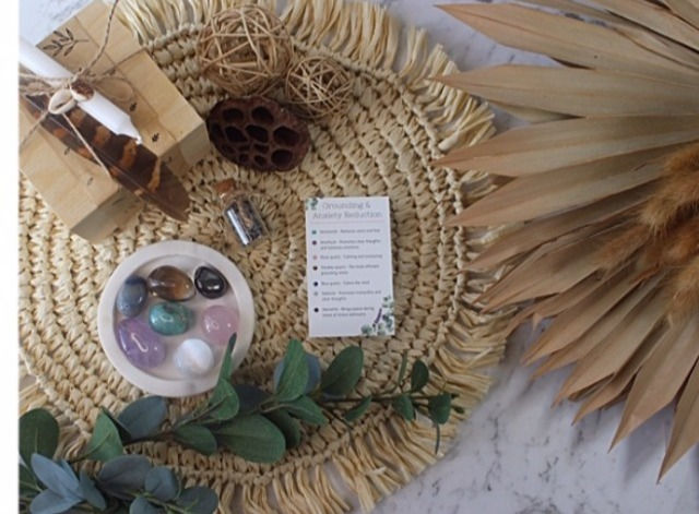 Grounding & Anxiety Reduction Crystal Kit | CleanHealingCompany
