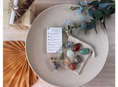 Wealth & Success Crystal Kit | CleanHealingCompany
