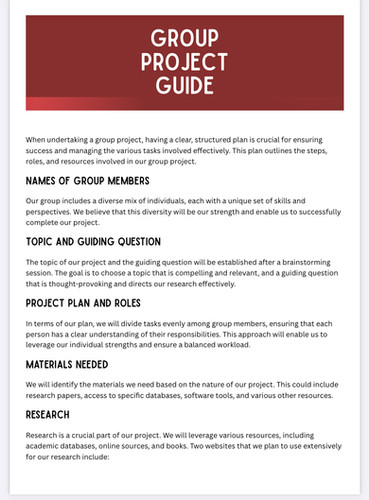 PBL Project Guide | The Engaged Learner