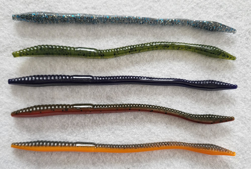 6" Finesse Worm | Hot Lips Lures