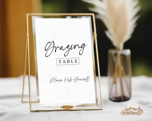 Grazing Table Sign | Happi Hostess