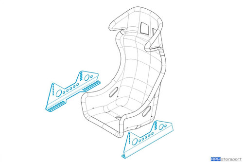 APM Race Seat Mounts - Megane 3 RS | APMOTORSPORT
