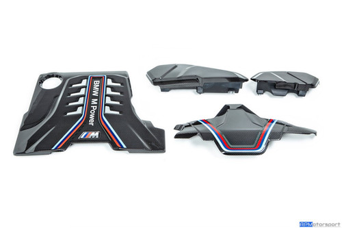 F90 M5/ CS/ F91-F93 M8 Carbon Engine Cover 4pcs Set | APMOTORSPORT
