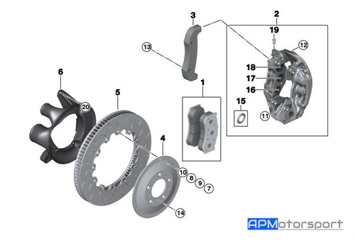 M4 GT4 Front Brakes | APMOTORSPORT