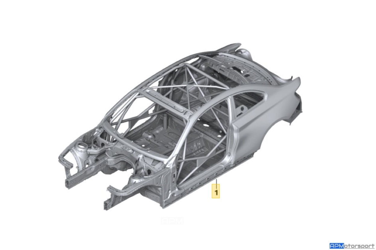 BMW F87 M2 Racing Bodyshell (with Cage + Paint) | APMOTORSPORT