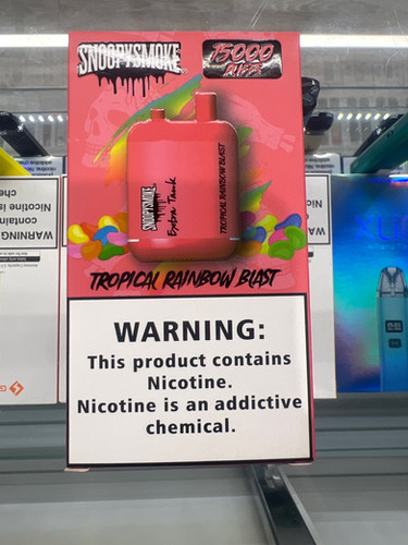 Snoopysmoke 15000 puffs tropical rainbow blast | Adam street smoke sh