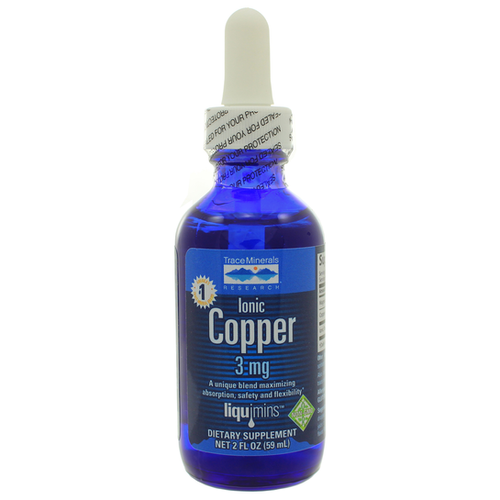Trace Minerals Research Liquid Ionic Copper | Optimal Health MT