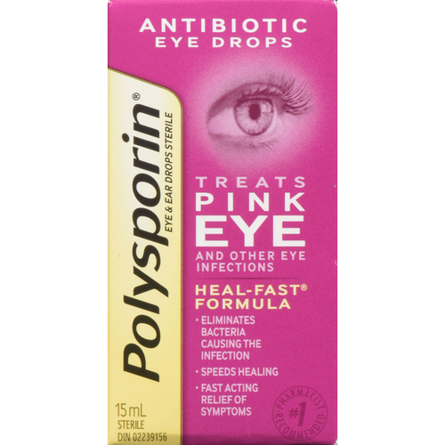 Polysporin Pink Eye Drops | Kenaston Pharmacy