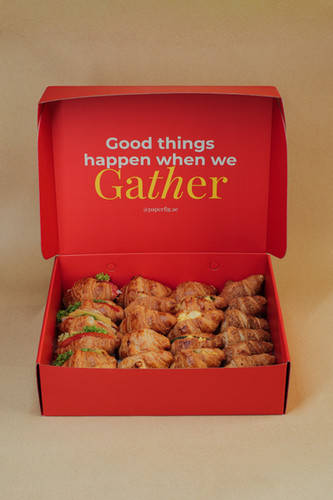 Mini Breakfast Croissants Box | Paper Fig