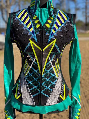 Bold Vest with Jade Green Day Shirt | Southern Designs by Shannon