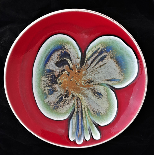 Poole Delphis Plate | 20thcenturyceramics