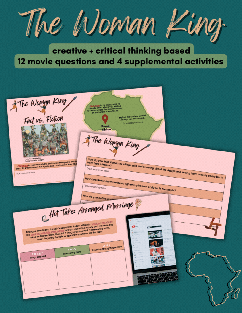 The Woman King Movie Supplemental Resource | Simply Ana P