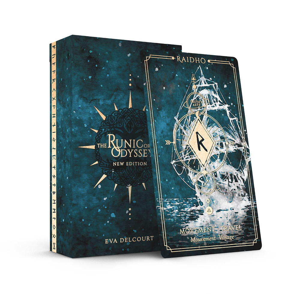 The Runic Odyssey Oracle - Dark Edition | Hievaya