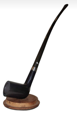 Peterson Churchwarden Ebony Dublin Fishtail | patagoniapipes
