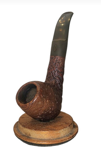 Brebbia Onyx Rusticated Bent Egg 793 | patagoniapipes