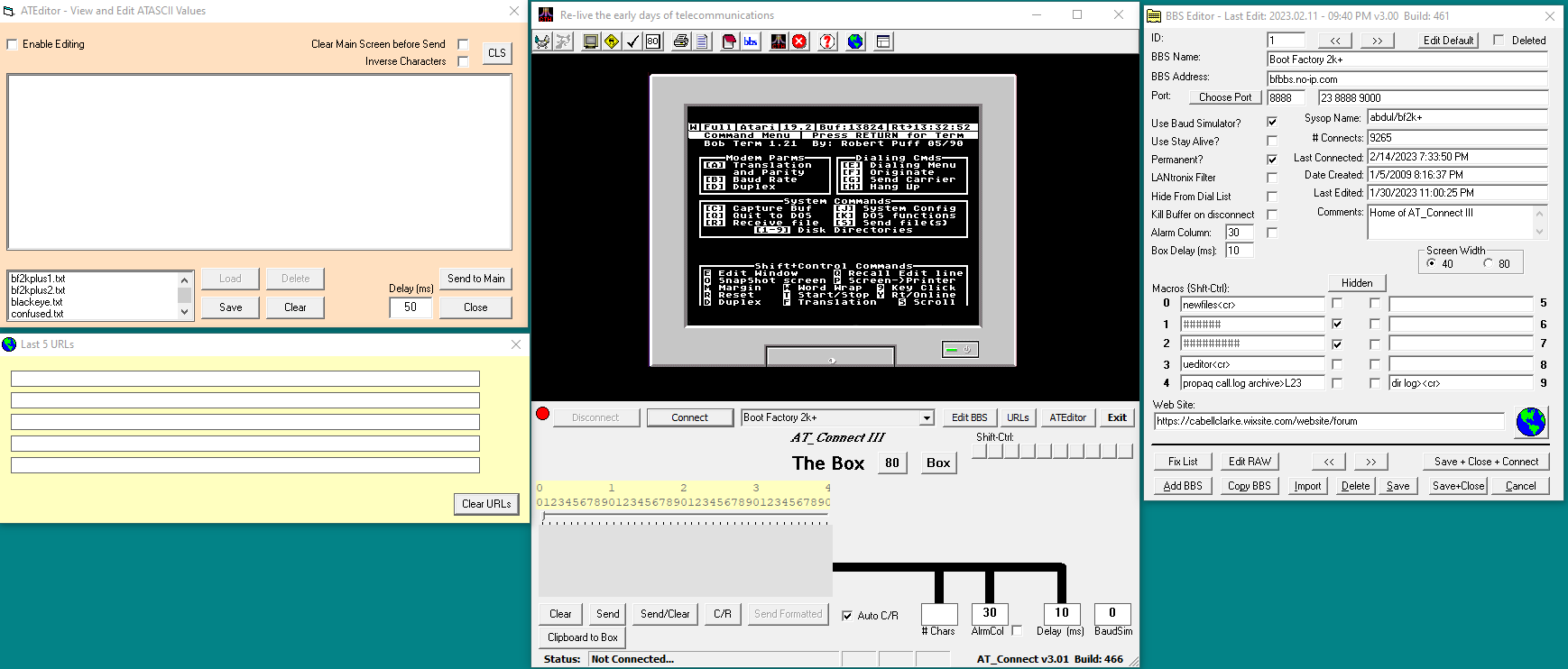 AT_Connect III | Atari BBS - Amis